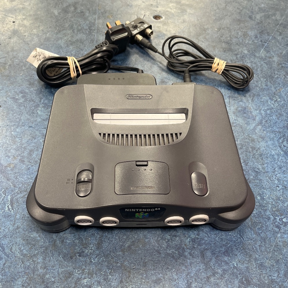 Pre-owned Nintendo 64 Console N64 With Official Controller And Leads ...